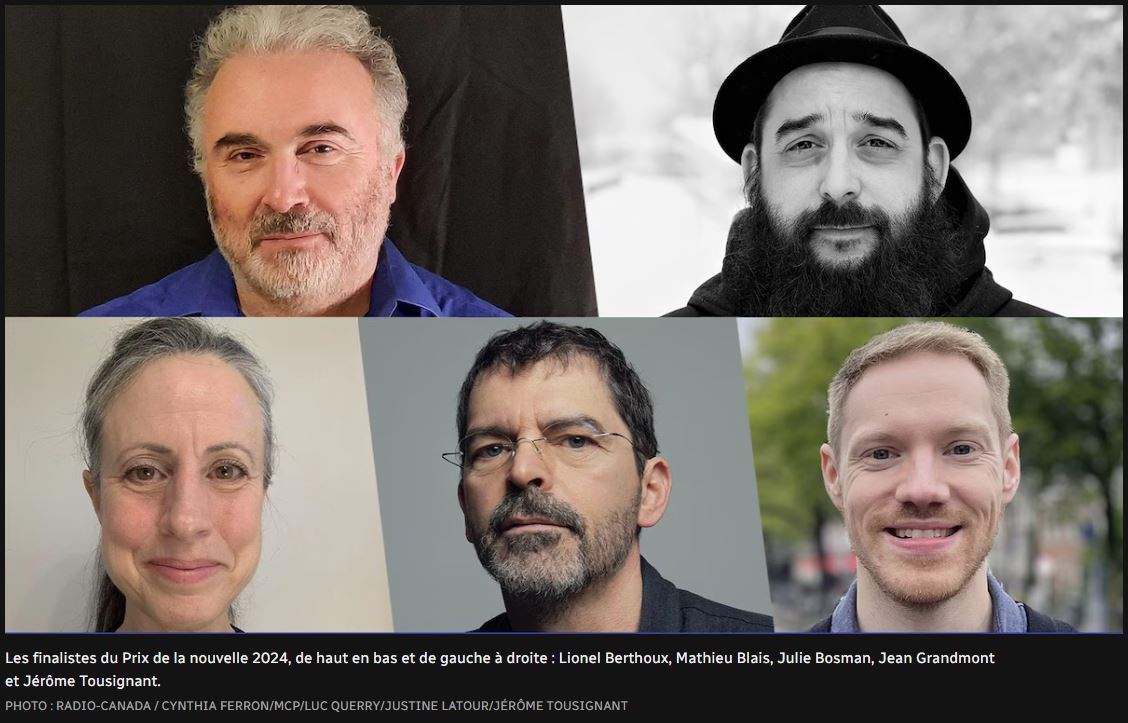 Mathieu Blais finaliste | Département de littérature et de français